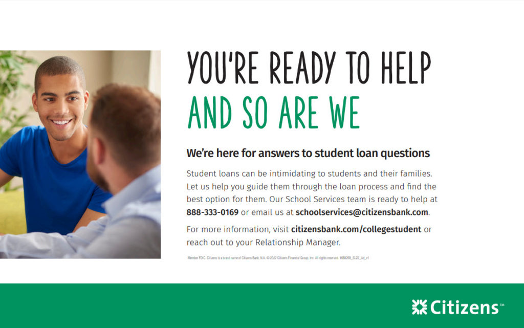 Ad - Citizens Bank - Spring 2022 - PASFAA - Pennsylvania Association of ...